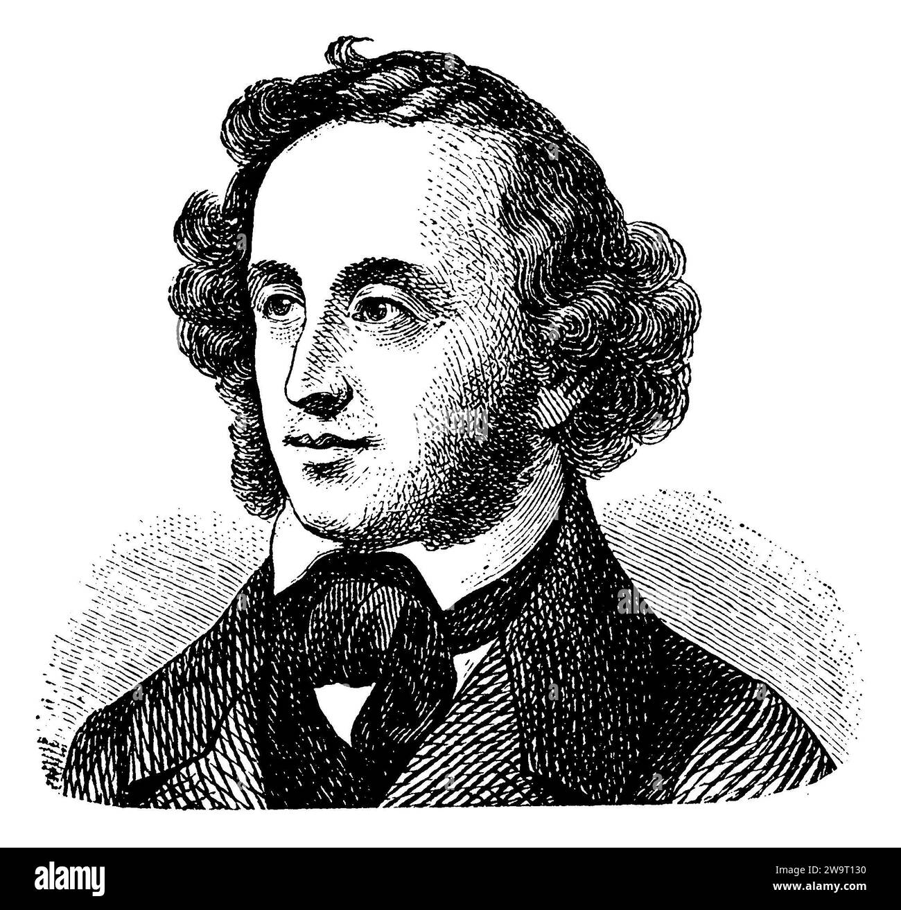 Felix Mendelssohn Bartholdy (1809-1847), composer, , (picture book ...