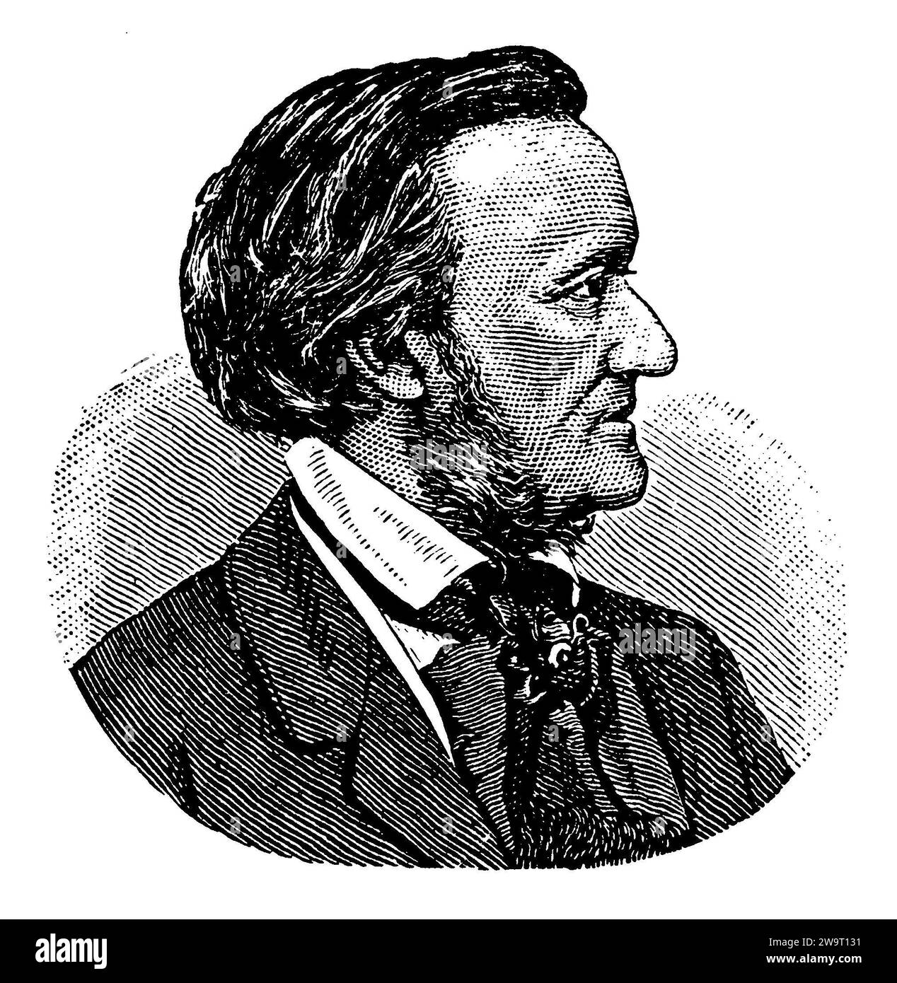 Richard wagner 1813 1883 Black and White Stock Photos & Images - Alamy