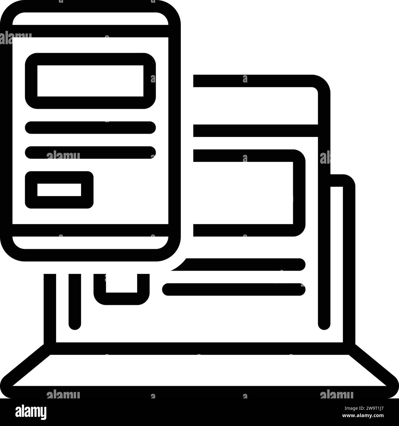 Icon for adaptive interface,modifying Stock Vector Image & Art - Alamy