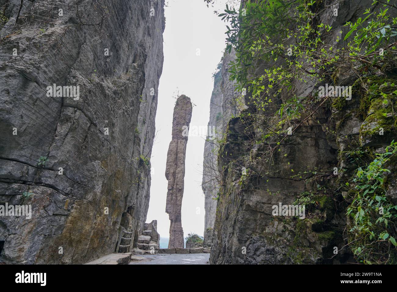 The "stick of incense" between the two mountain walls is the highlight ...