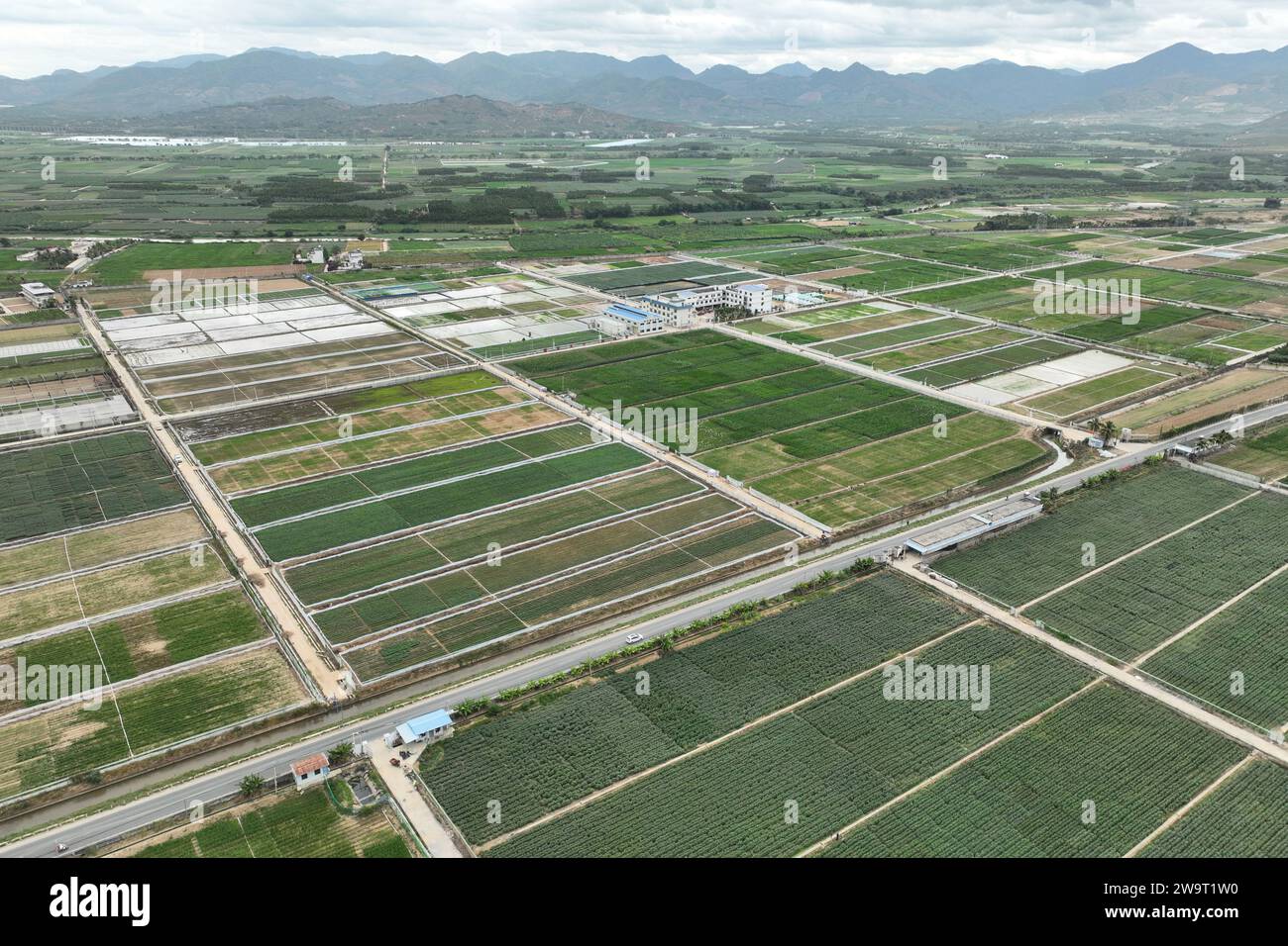 Sanya. 29th Dec, 2023. This aerial photo taken on Dec. 29, 2023 shows ...