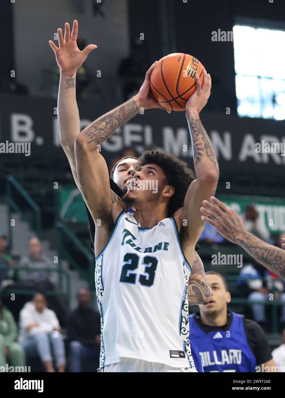 New Orleans, USA. 29th Dec, 2023. Tulane Green Wave center Percy ...