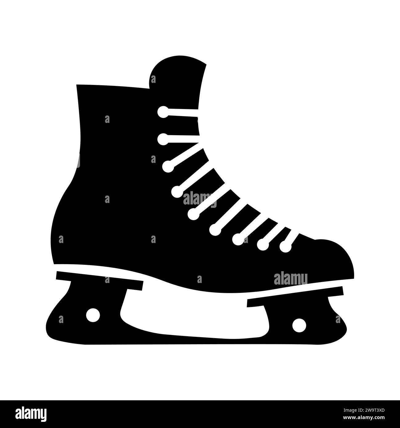 Skate on white Black and White Stock Photos & Images - Alamy