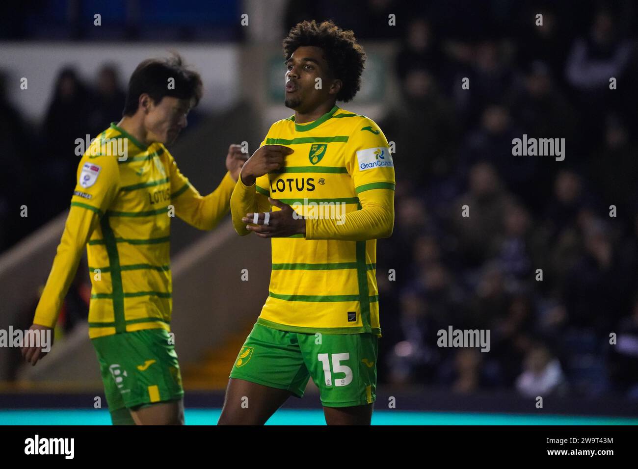 LONDON, ENGLAND - DECEMBER 29: Sam McCallum of Norwich City during the ...