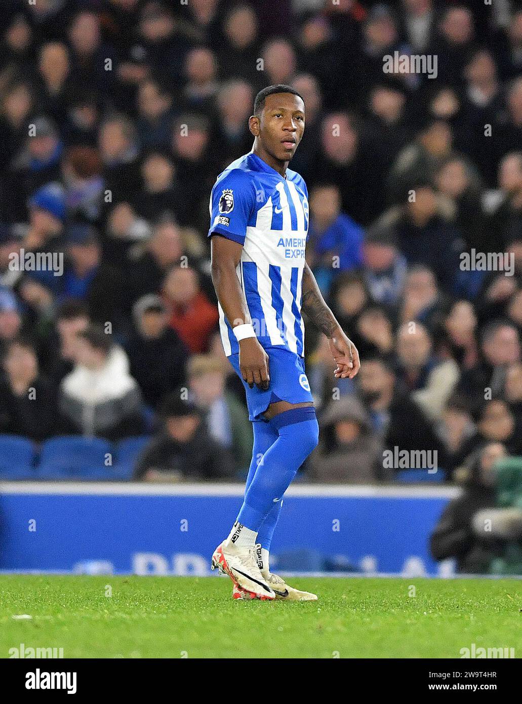 Pervis Estupinan of Brighton during the Premier League match between ...