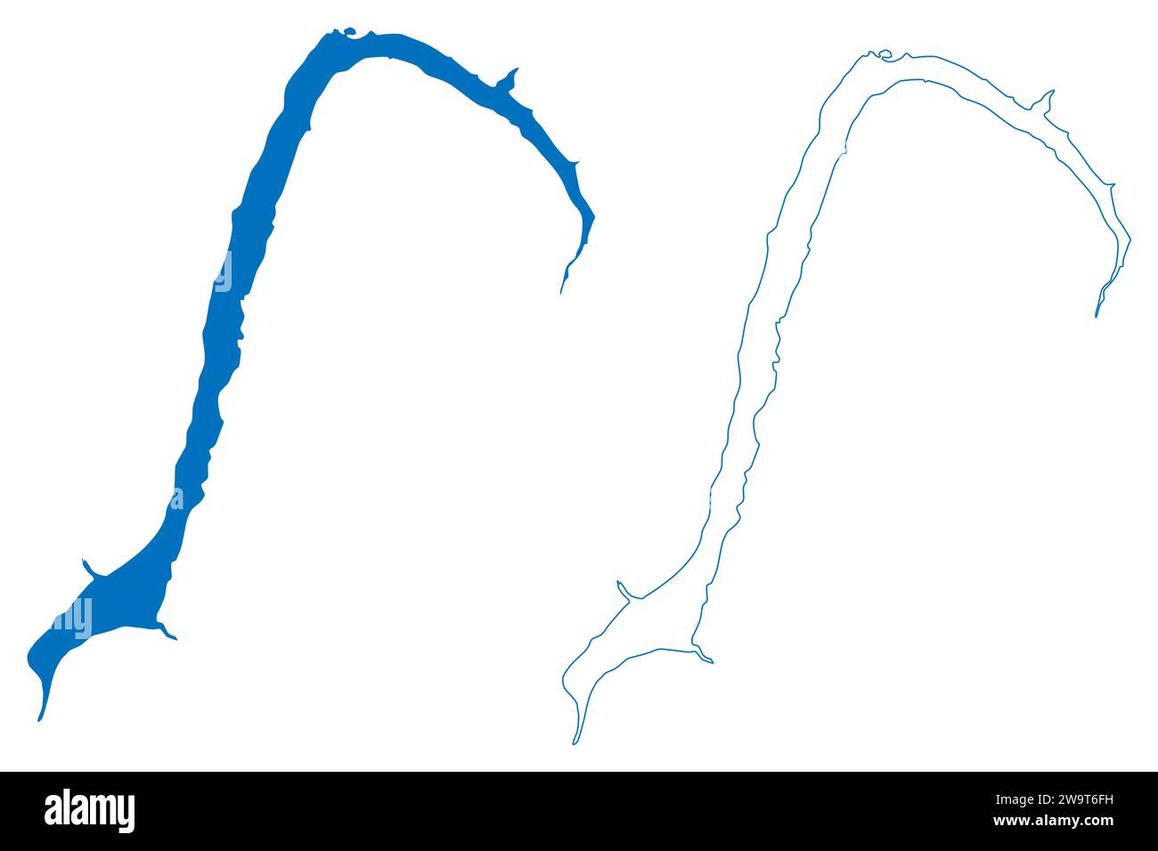 Lago del gallo Stock Vector Images - Alamy