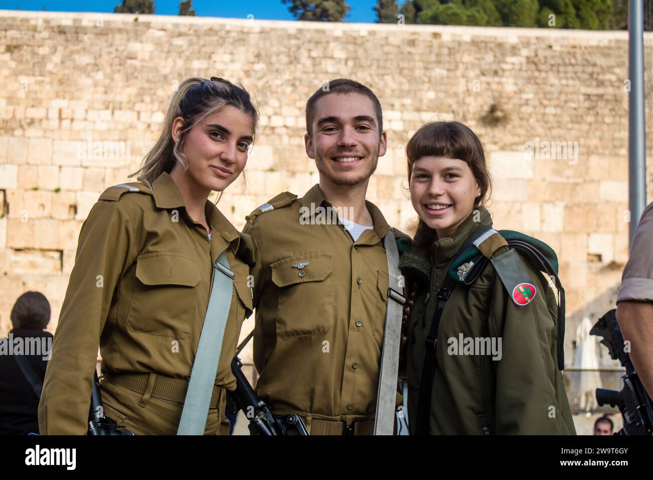 Portrait of soldiers, Induction ceremony for new graduates of the IDF ...