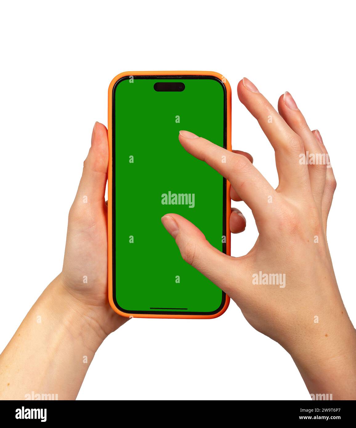 Zooming smartphone green screen hi-res stock photography and images - Alamy