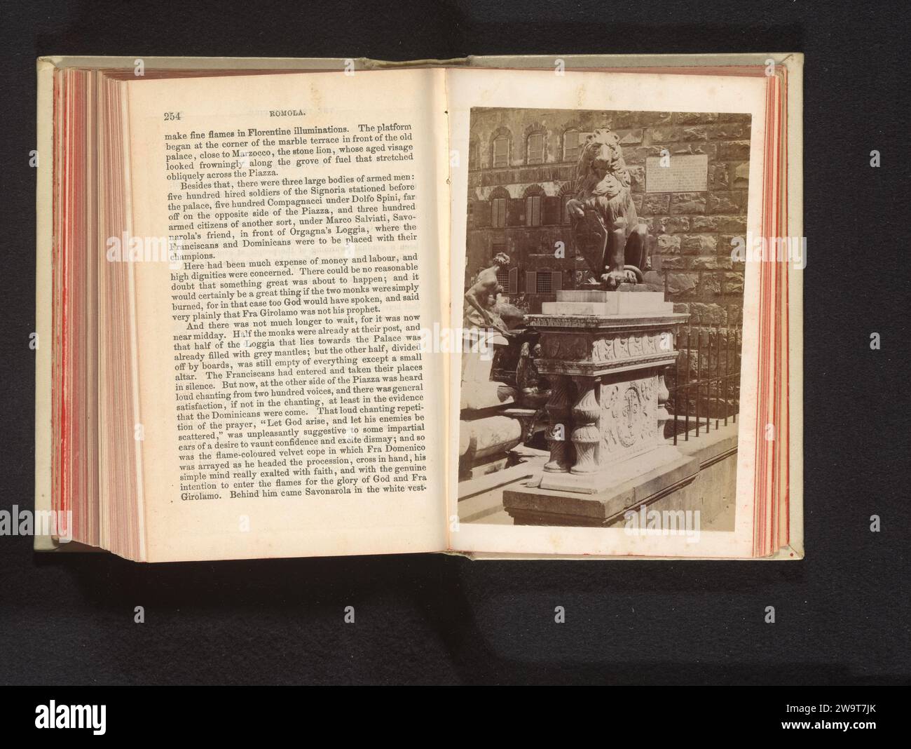 Sculpture of a lion in Florence, Anonymous, c. 1858 - in Or Before 1863 ...