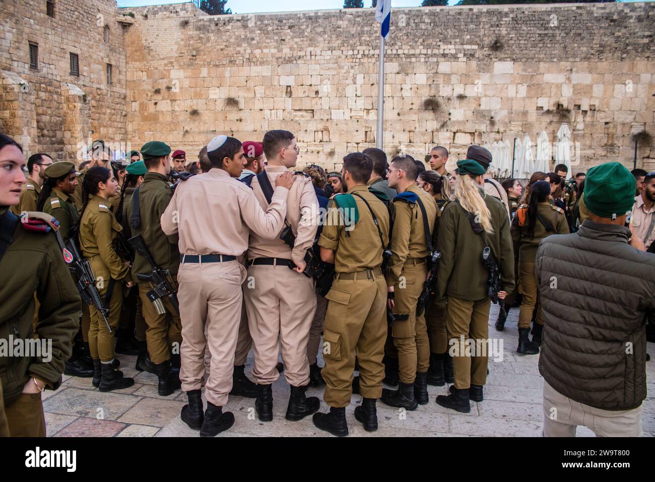 Jerusalem, Israel – December 27, 2023 Induction ceremony for new ...