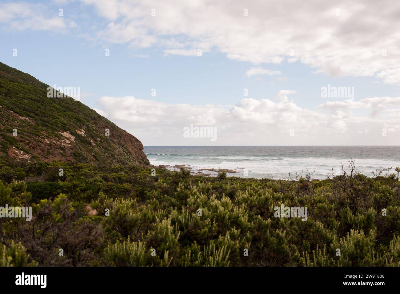 Walk in only beach from Aire River Campgrounds in the Great Otway ...