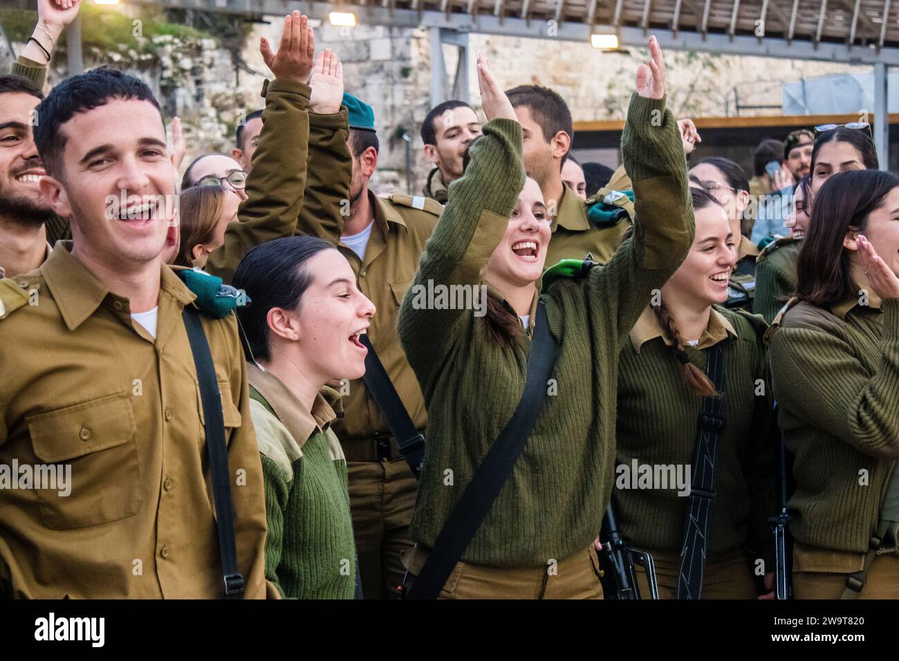 Jerusalem, Israel – December 27, 2023 Induction ceremony for new ...