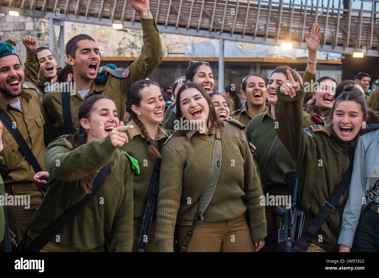 Jerusalem, Israel – December 27, 2023 Induction ceremony for new ...