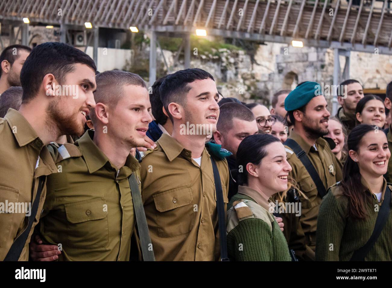 Jerusalem, Israel – December 27, 2023 Induction ceremony for new ...