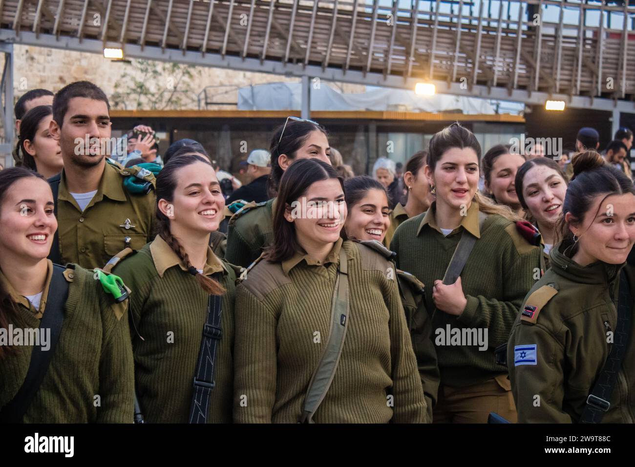 Jerusalem, Israel – December 27, 2023 Induction ceremony for new ...