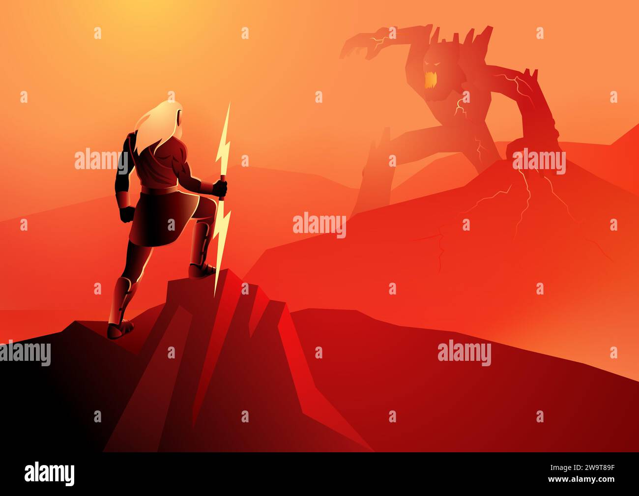 Cronus god Stock Vector Images - Alamy