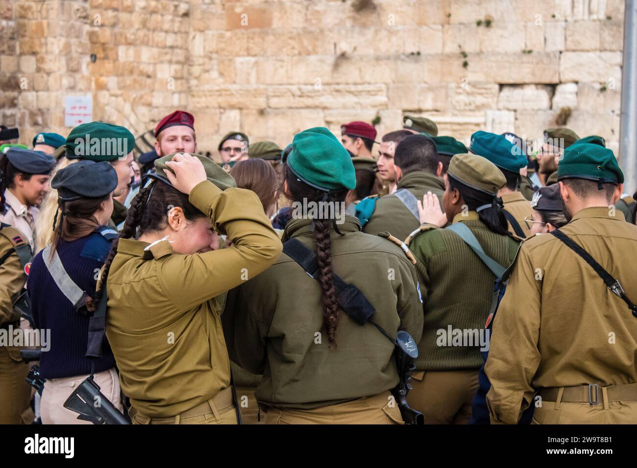 Jerusalem, Israel – December 27, 2023 Induction ceremony for new ...