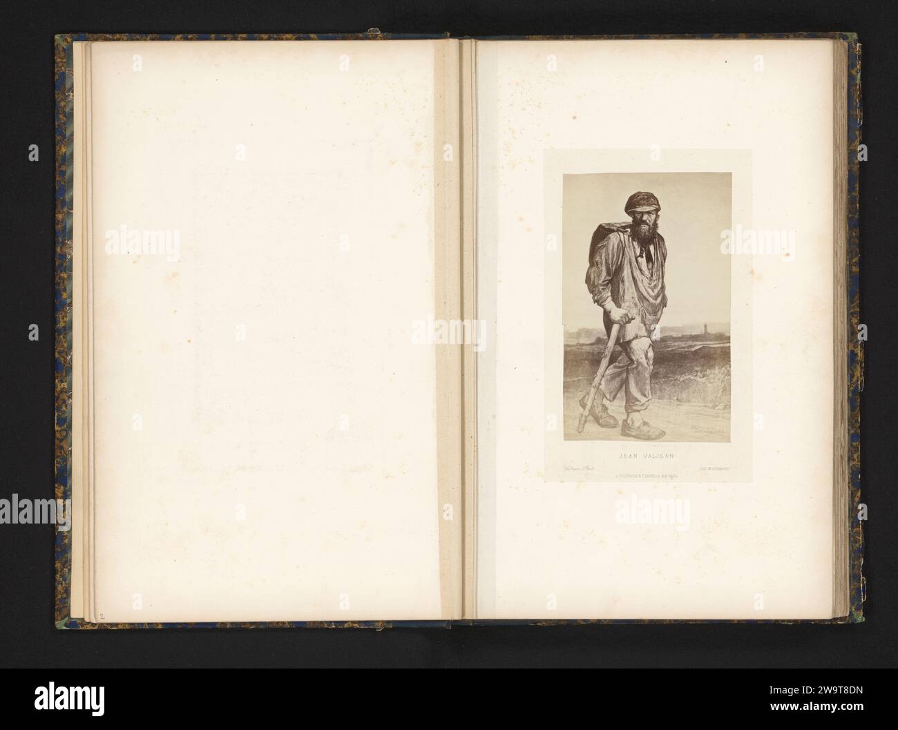 Photo production of a drawing by Jean Valjean from Les Misérables by ...