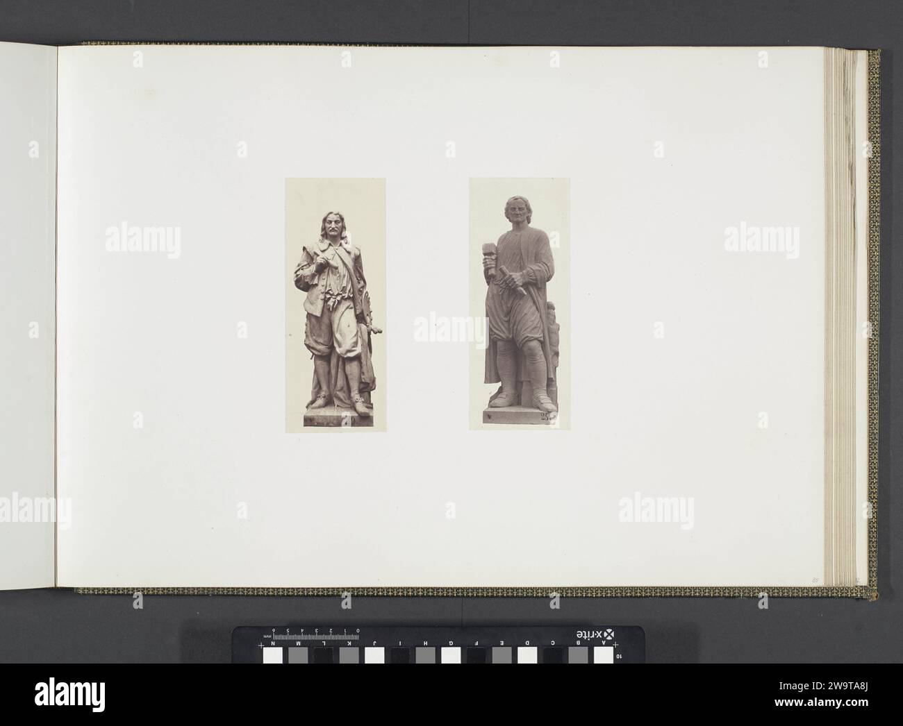 GIPS models for sculptures on the Palais du Louvre: left "Champaigne ...