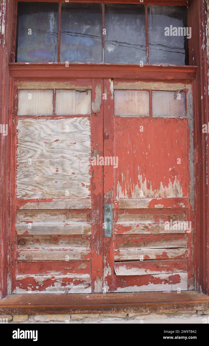 Historic Building Detail in Downtown Bertram TX Stock Photo - Alamy
