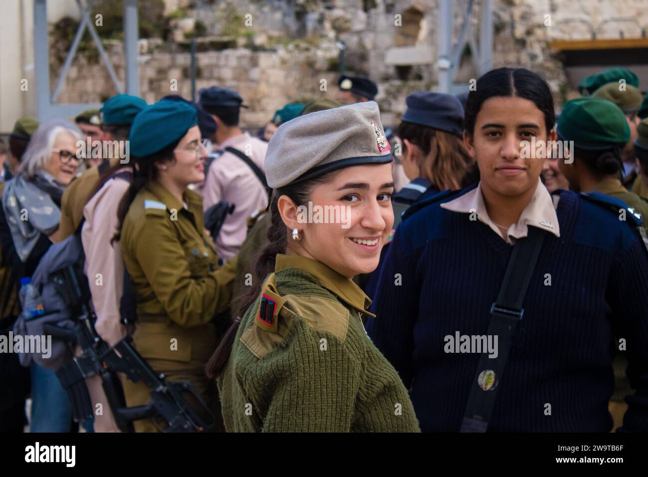 Portrait of soldiers, Induction ceremony for new graduates of the IDF ...