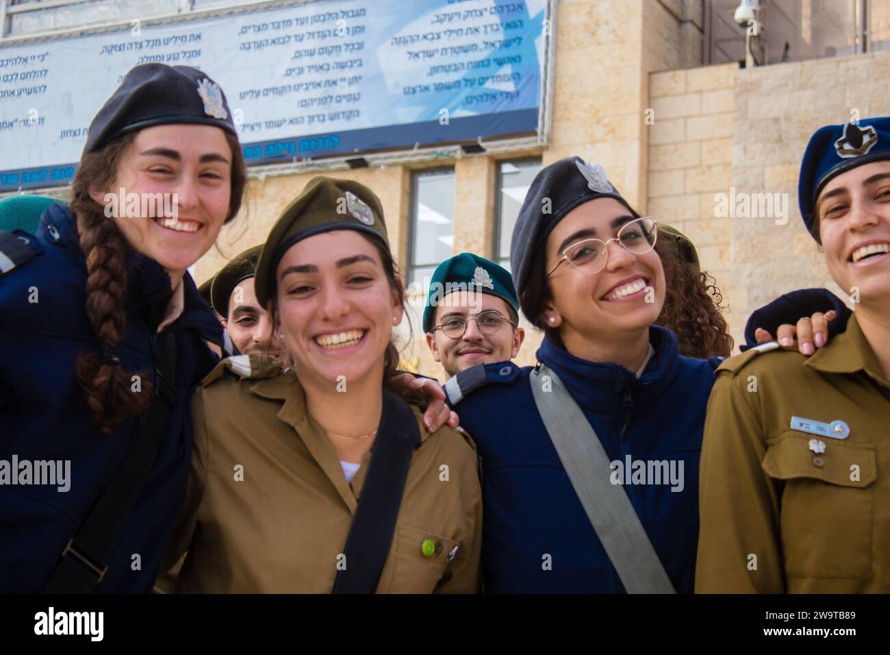 Portrait of soldiers, Induction ceremony for new graduates of the IDF ...