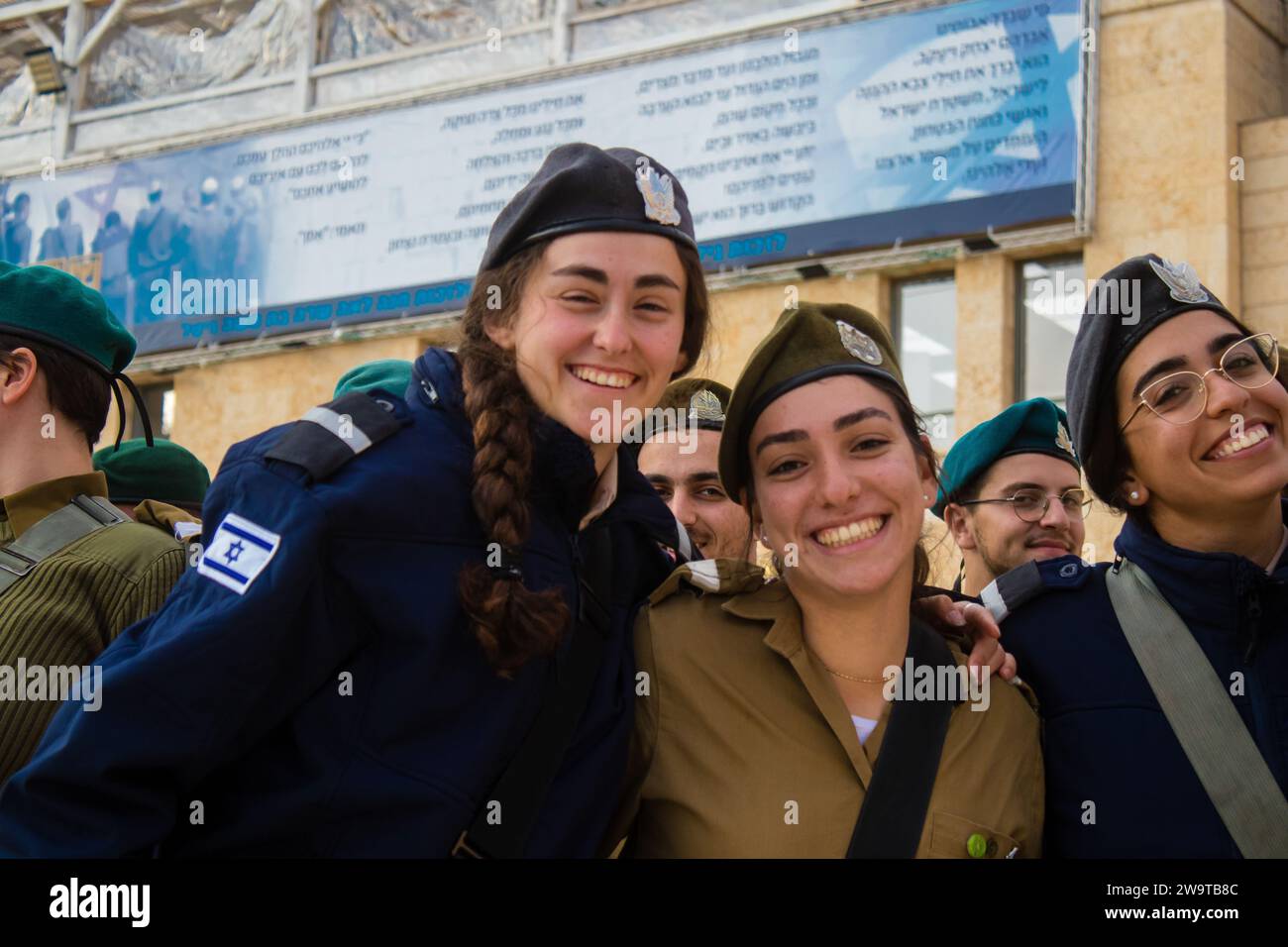 Portrait of soldiers, Induction ceremony for new graduates of the IDF ...