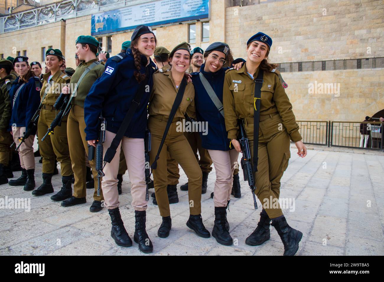 Portrait of soldiers, Induction ceremony for new graduates of the IDF ...