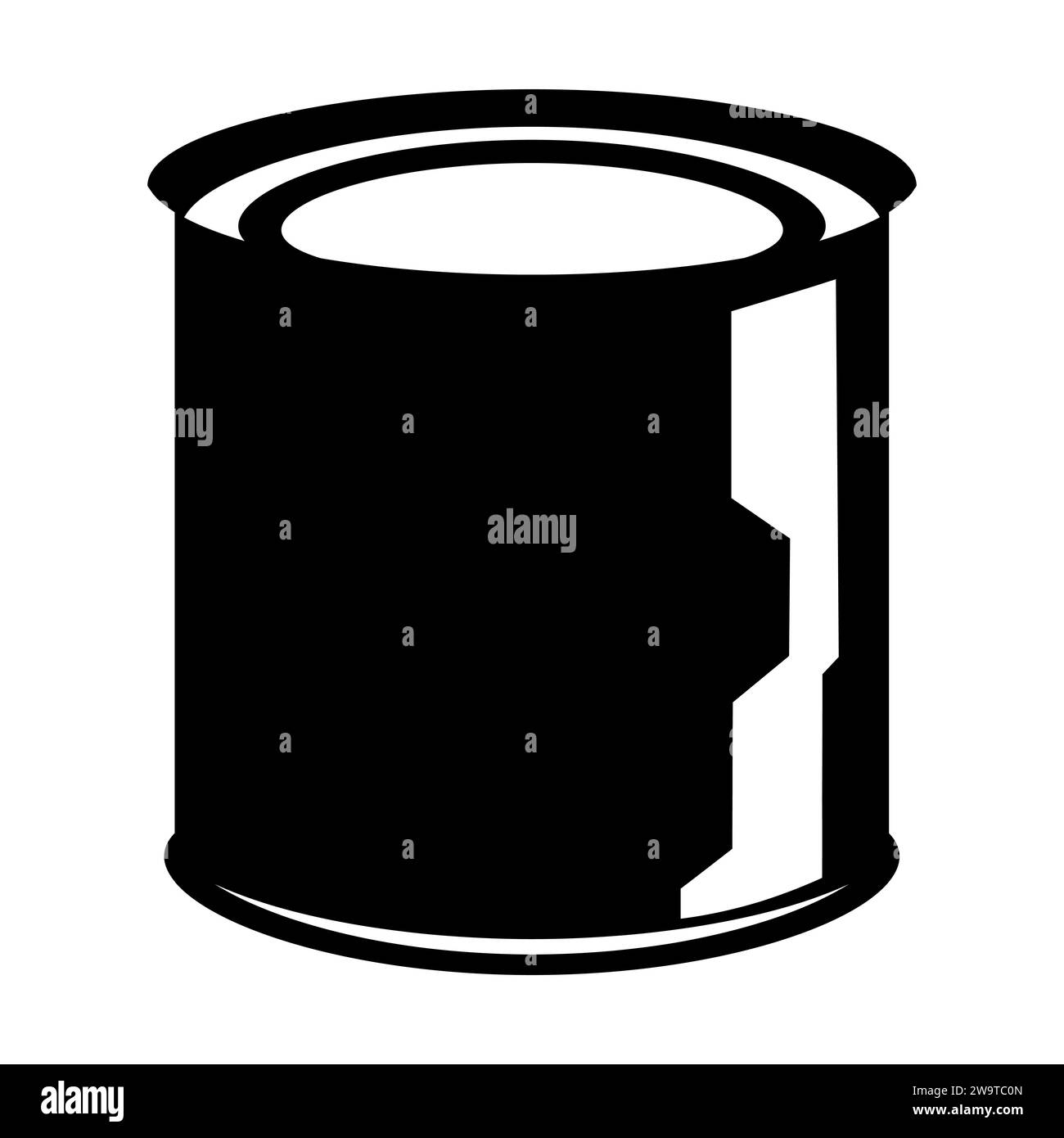 Round tin box Stock Vector Images - Alamy