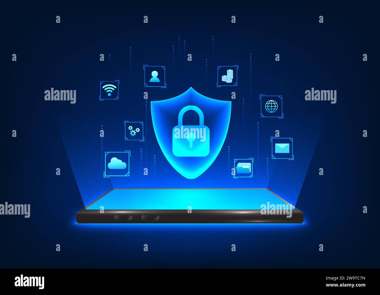 Cyber security technology background, cyber data protection technology ... Cyber security technology background, cyber data protection technology ...