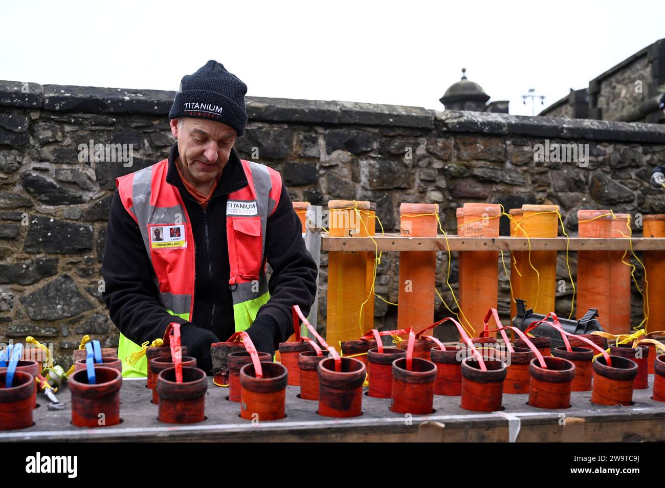 Edinburgh, Scotland, UK. 30th Dec 2023. The Hogmanay fireworks ...