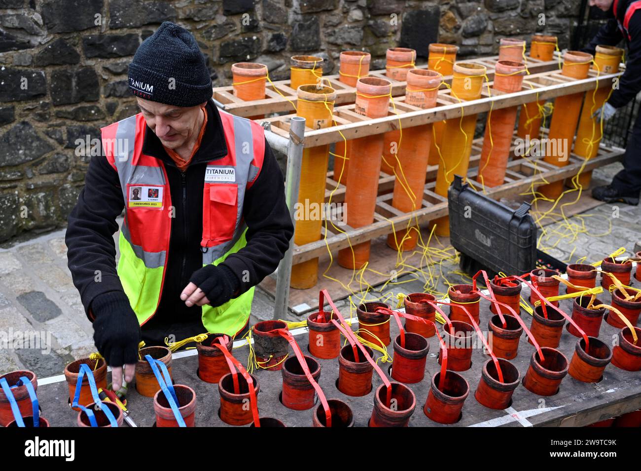 Edinburgh, Scotland, UK. 30th Dec 2023. The Hogmanay fireworks ...