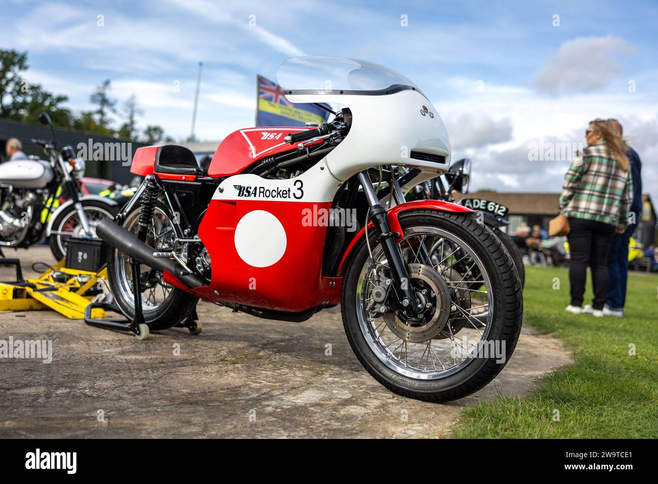 BSA Rocket 3, on display at the Race Day Airshow held at Shuttleworth ...