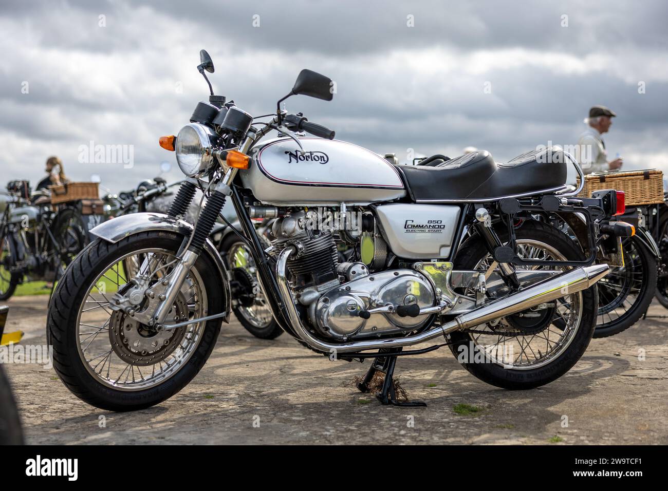 Norton Commando 850, on display at the Race Day Airshow held at ...