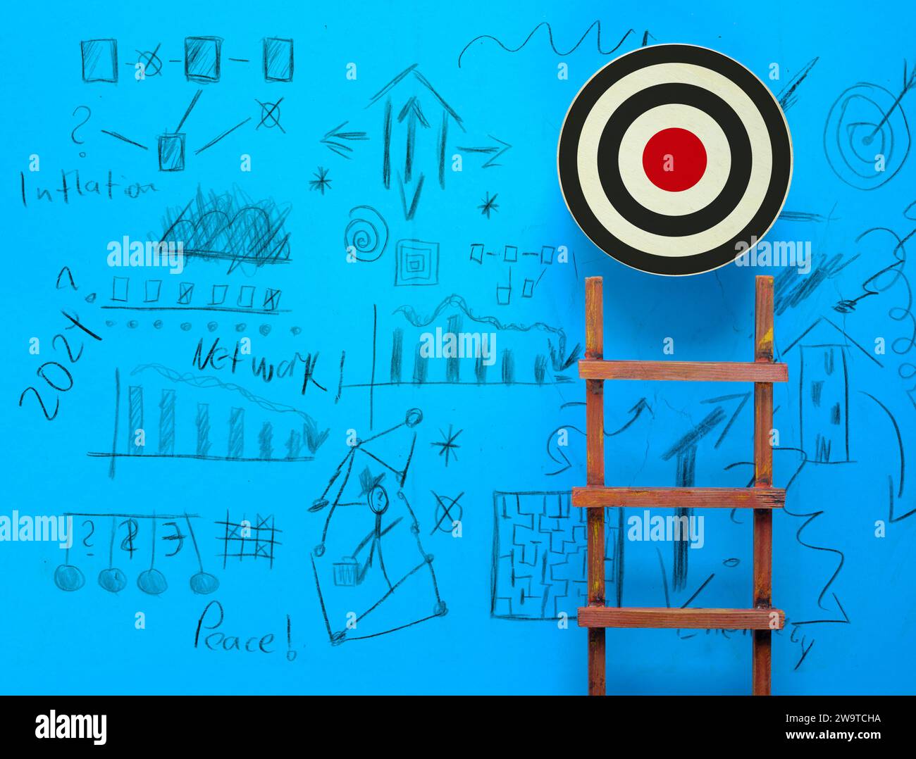 Stand out from the crowd and think different, creativity,vision, idea ...