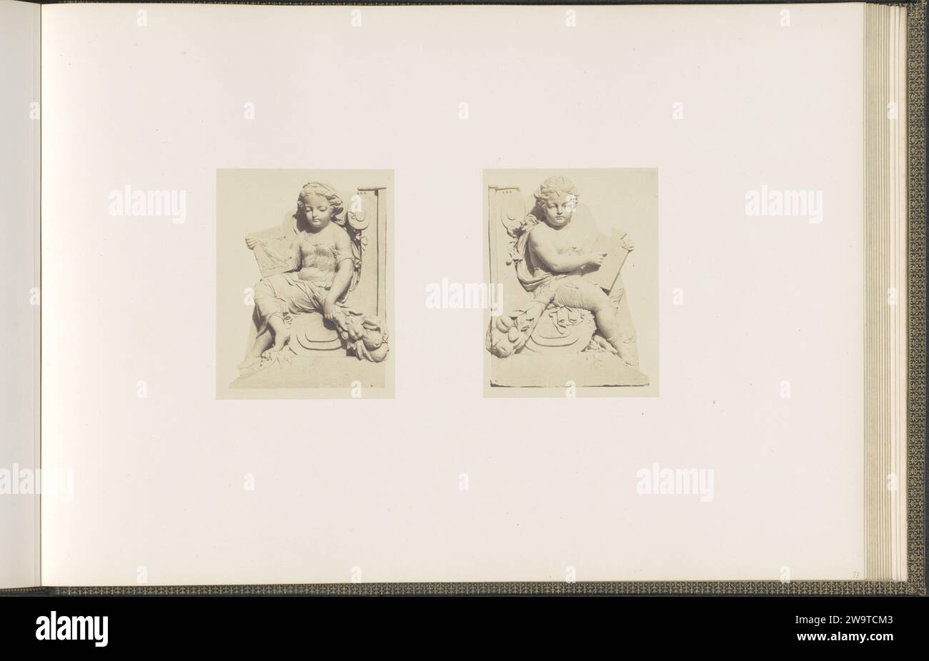 GIPS models for sculptures on the Palais du Louvre: left "La Sagesse ...