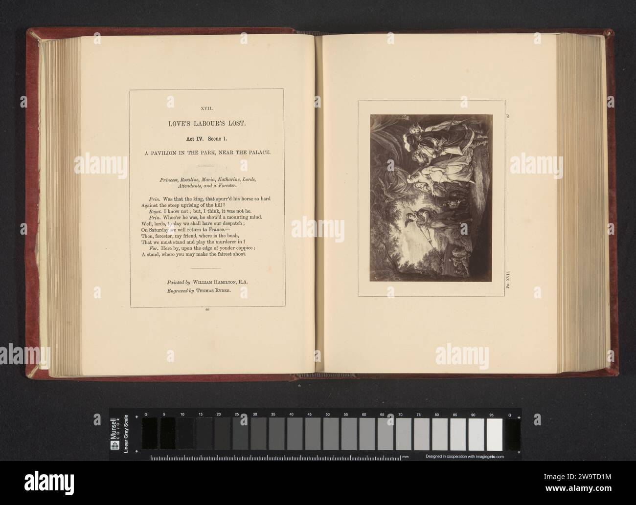 Photo production from a print to a painting by William Hamilton ...