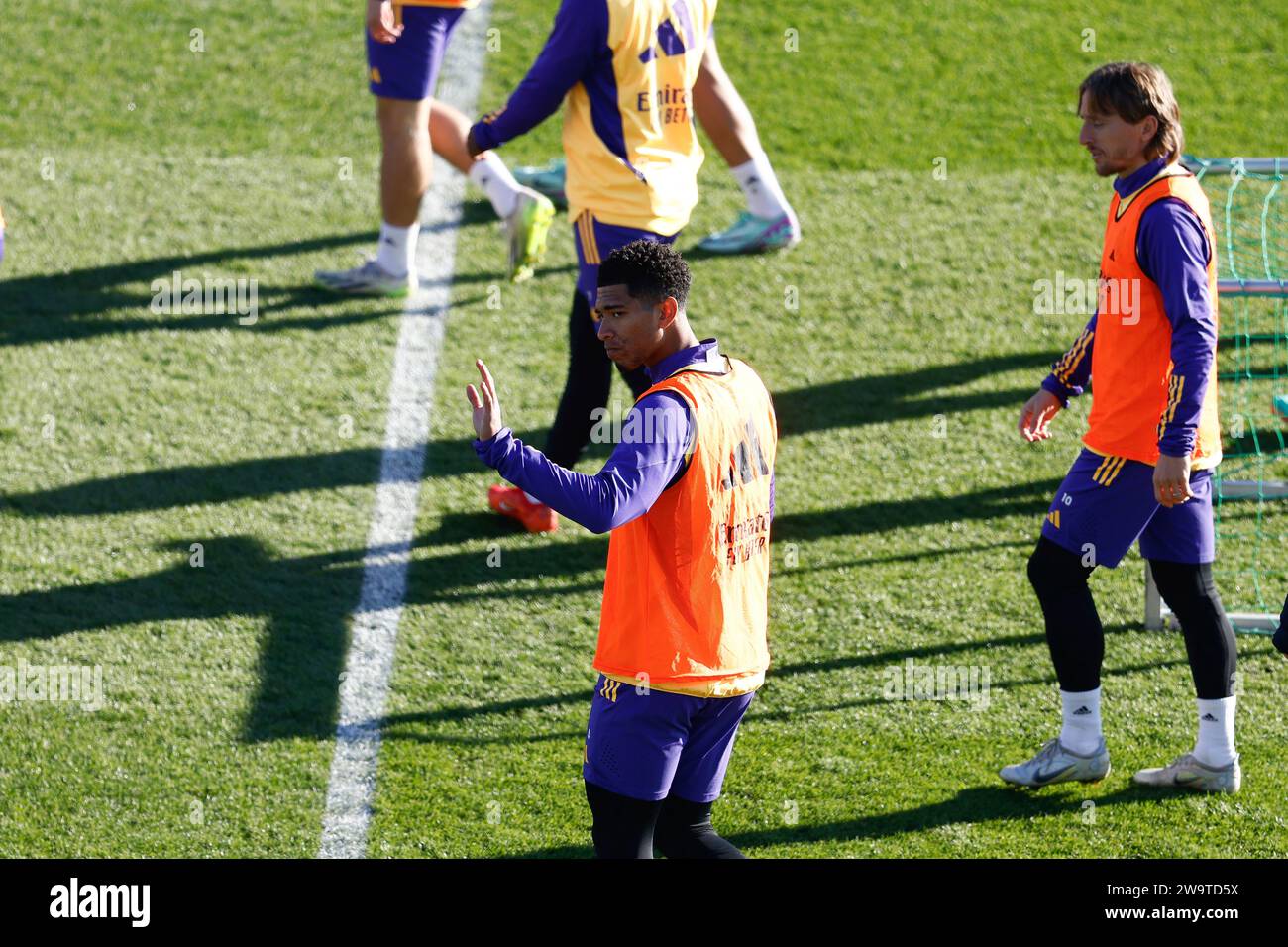 Jude Bellingham during last training day of 2023 of Real Madrid open to ...