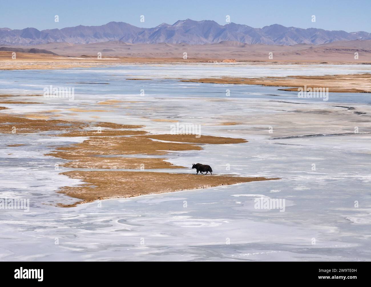 Urumqi. 22nd Dec, 2023. This aerial photo taken on Dec. 22, 2023 shows ...