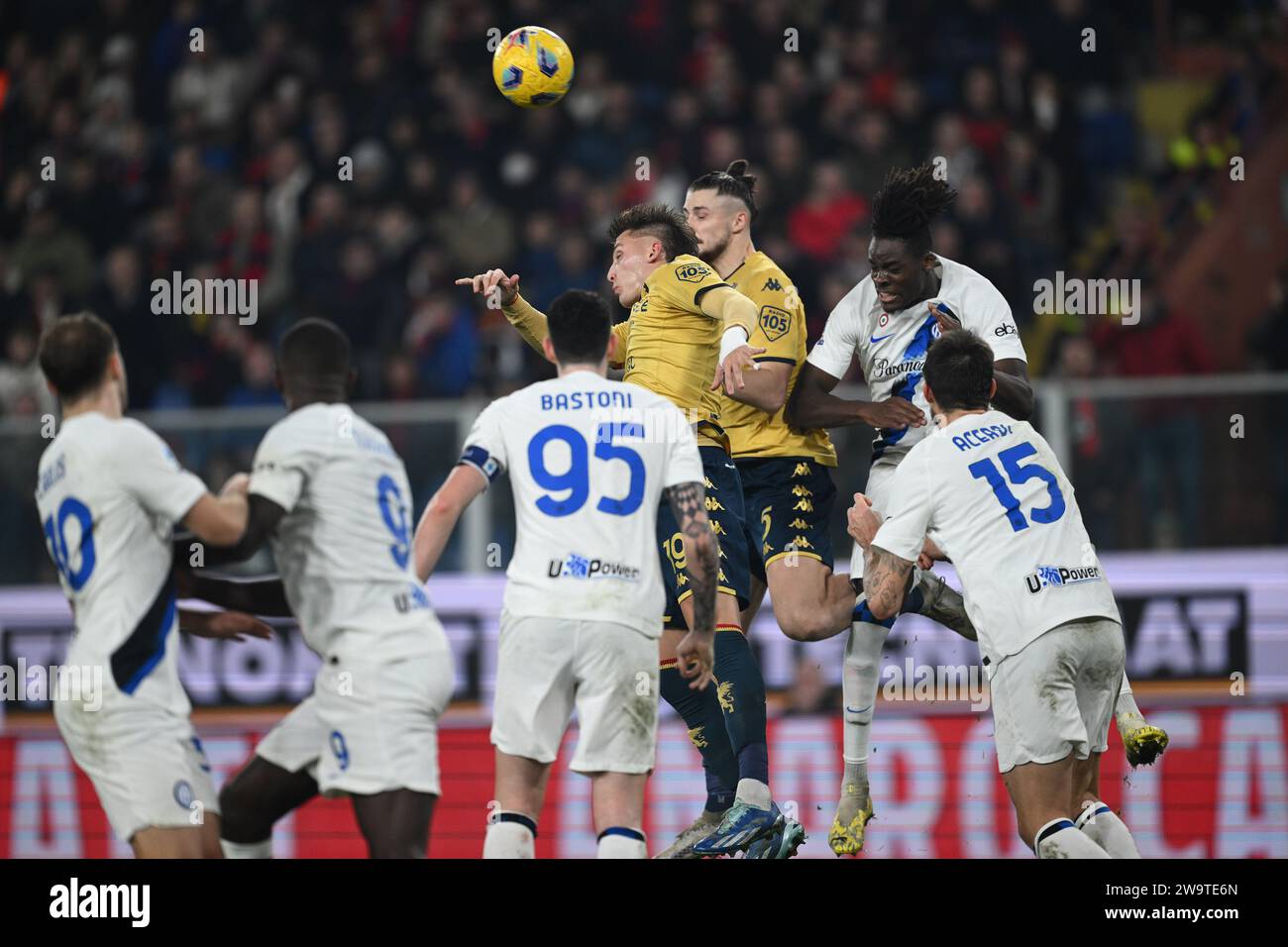 Mateo Retegui (Genoa)Radu Dragusin (Genoa)Yann Aurel Bisseck (Inter ...
