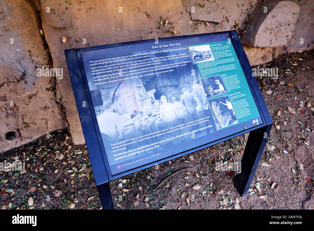 Los Angeles, California: Old Abandoned Los Angeles Zoo located in ...