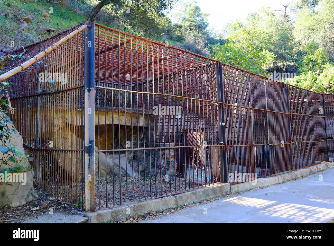Los Angeles, California: Old Abandoned Los Angeles Zoo located in Griffith Park Stock Photo - Alamy