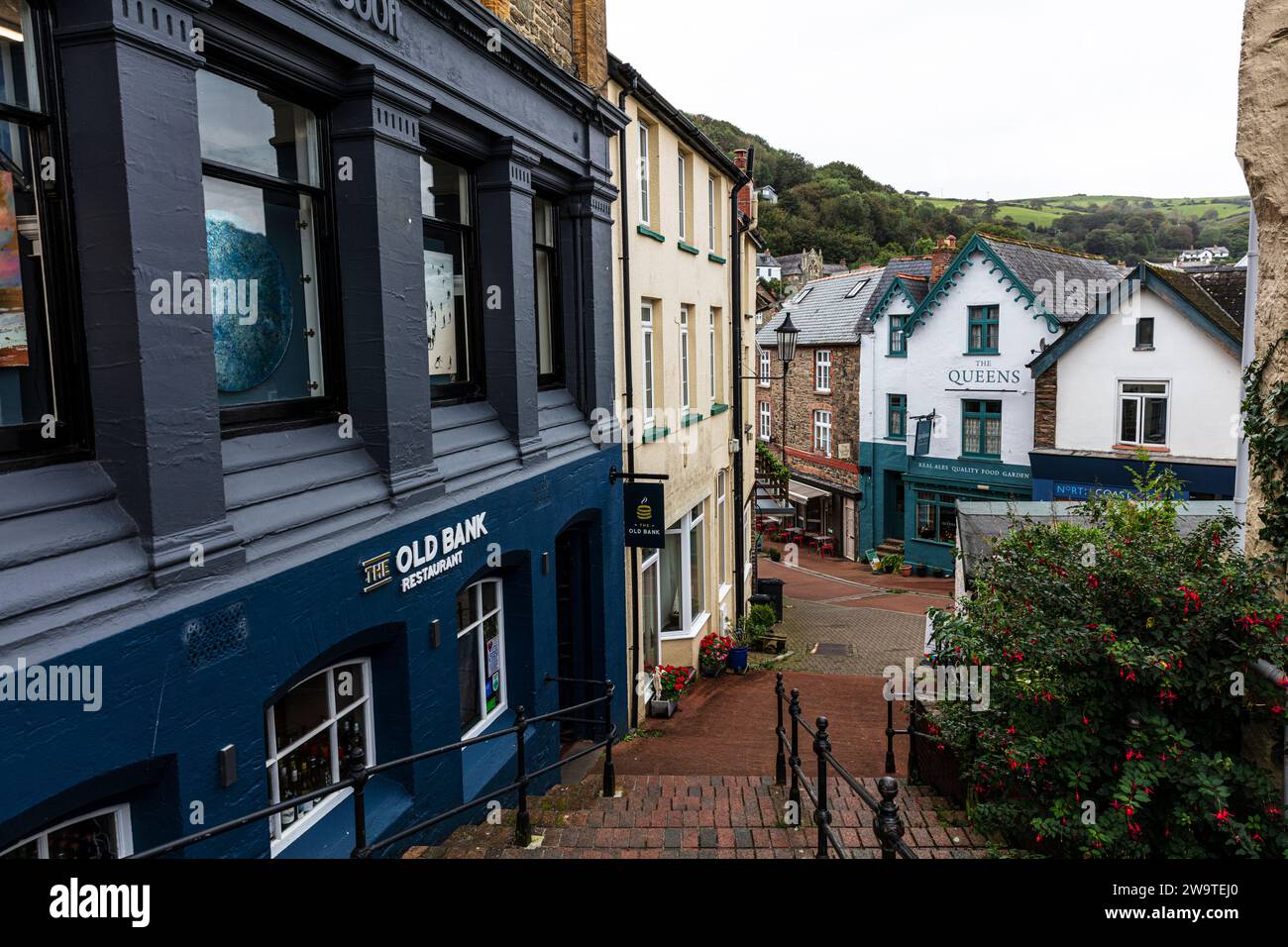 Lynton village centre hi-res stock photography and images - Alamy