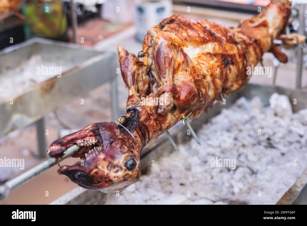 Easter in Greece, process of cooking traditional greek Easter dish ...