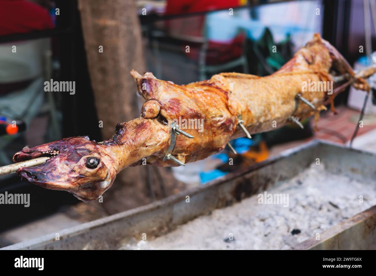 Easter in Greece, process of cooking traditional greek Easter dish ...