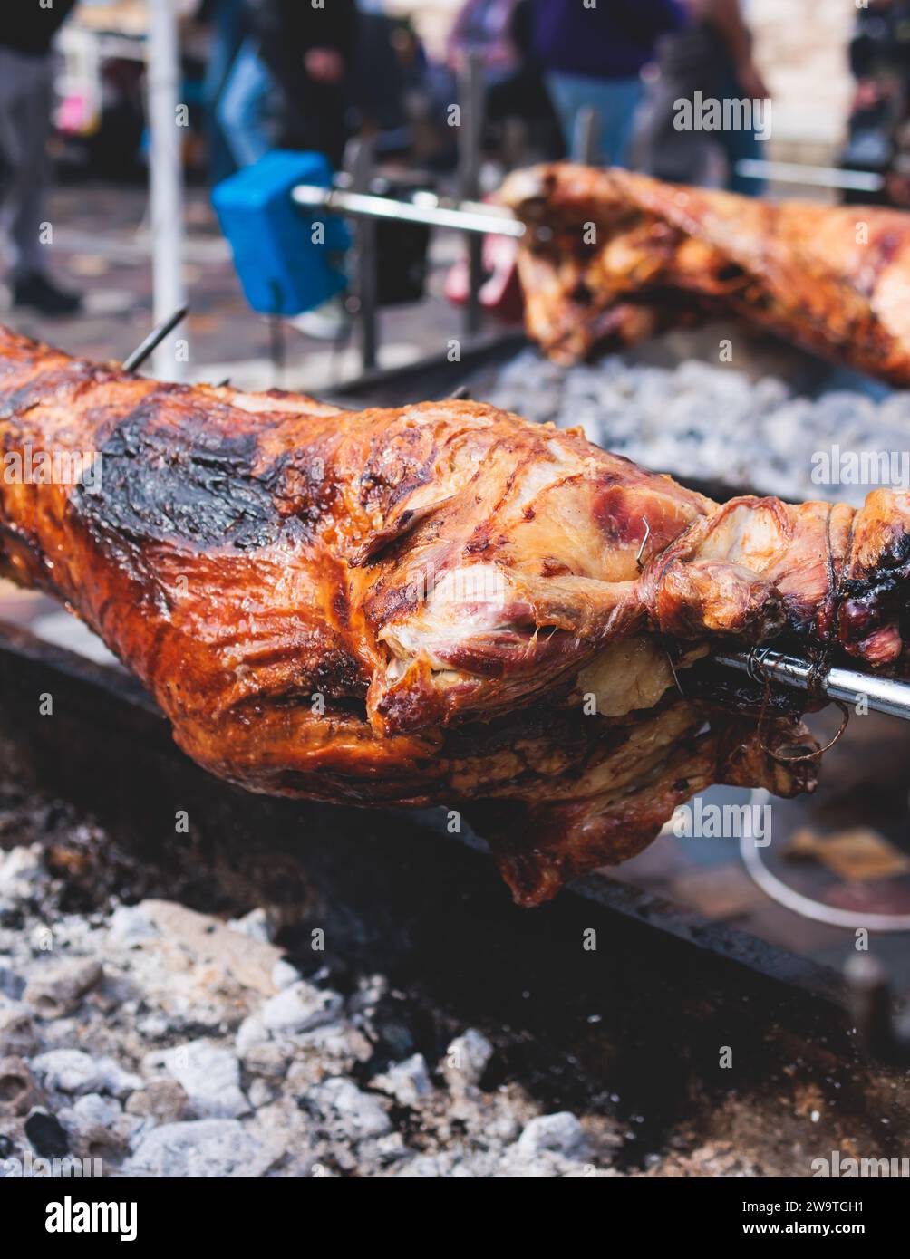 Easter in Greece, process of cooking traditional greek Easter dish ...