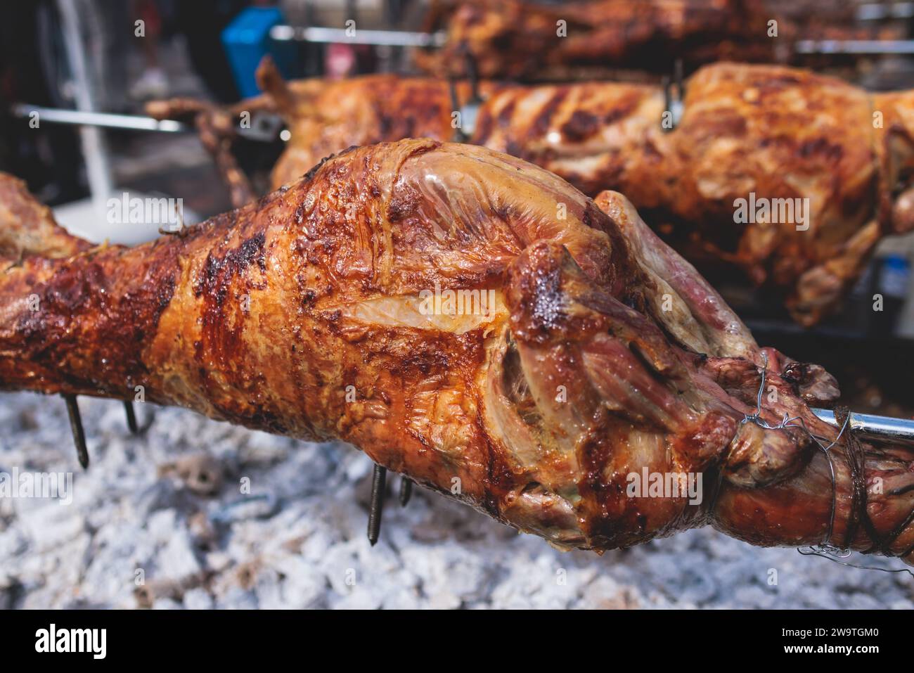 Easter in Greece, process of cooking traditional greek Easter dish ...