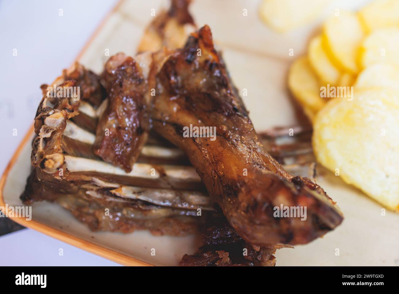Easter in Greece, process of cooking traditional greek Easter dish ...