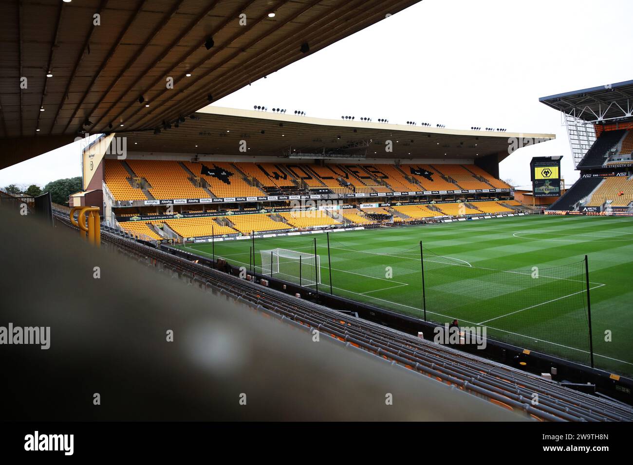 Wolverhampton, UK. 30th Dec, 2023. General view inside the stadium ...