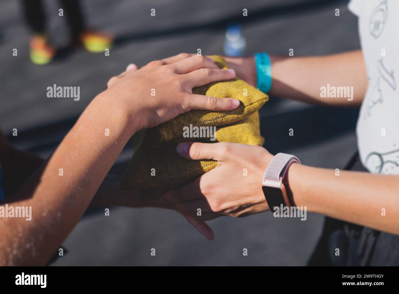 Cornhole boards hi-res stock photography and images - Alamy